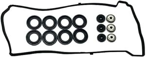 valve cover gasket set replace vs50614r, 12341-r40-a00 compatible with 2.0l 2.3l 2.4l 2002-2015 honda accord, civic, cr-v, element, crosstour, csx, ilx rdx, rsx, tsx