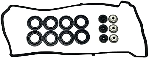 Valve Cover Gasket Set Replace VS50614R, 12341-R40-A00 Compatible with 2.0L 2.3L 2.4L 2002-2015 Honda Accord, Civic, CR-V, Element, Crosstour, CSX, ILX RDX, RSX, TSX