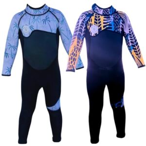 move 2 change full length wetsuit kids 3mm neoprene suit, full body toddler wetsuit, kids wetsuit for boys & girls. swim, surf, play. sun safe thermal baby swimsuit boy, baby wetsuit, kids wetsuits