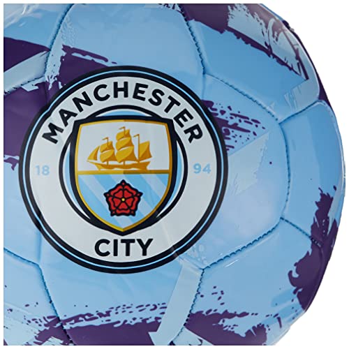 Icon Sports Manchester City FC Brush Team Soccer Ball, 5