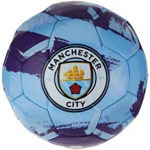 Icon Sports Manchester City FC Brush Team Soccer Ball, 5