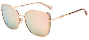 jimmy choo alexis/s rose gold/pink 59/18/145 women sunglasses