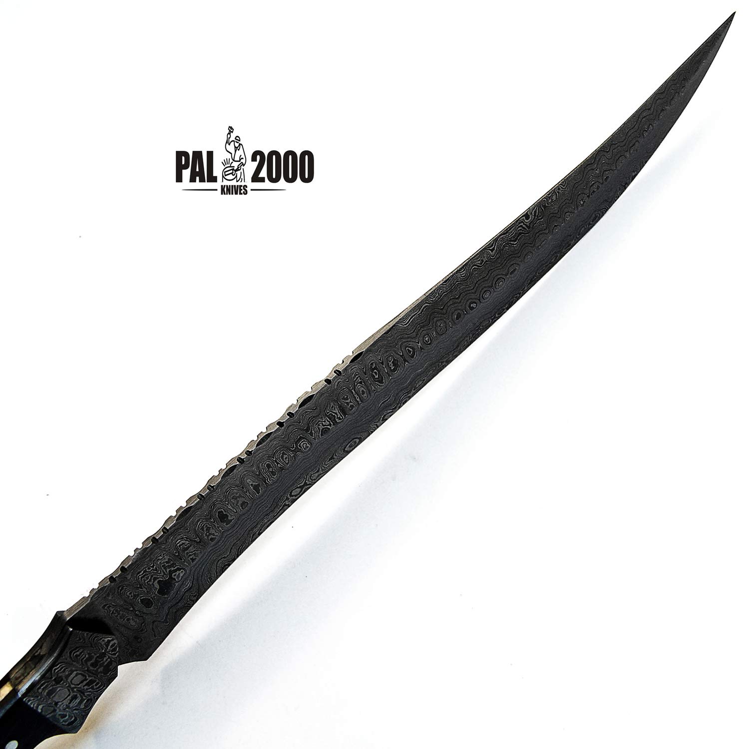 PAL 2000 HUNTING KNIVES DAM-9910 25 Inch Custom Handmade Damascus steel Knife With Sheath