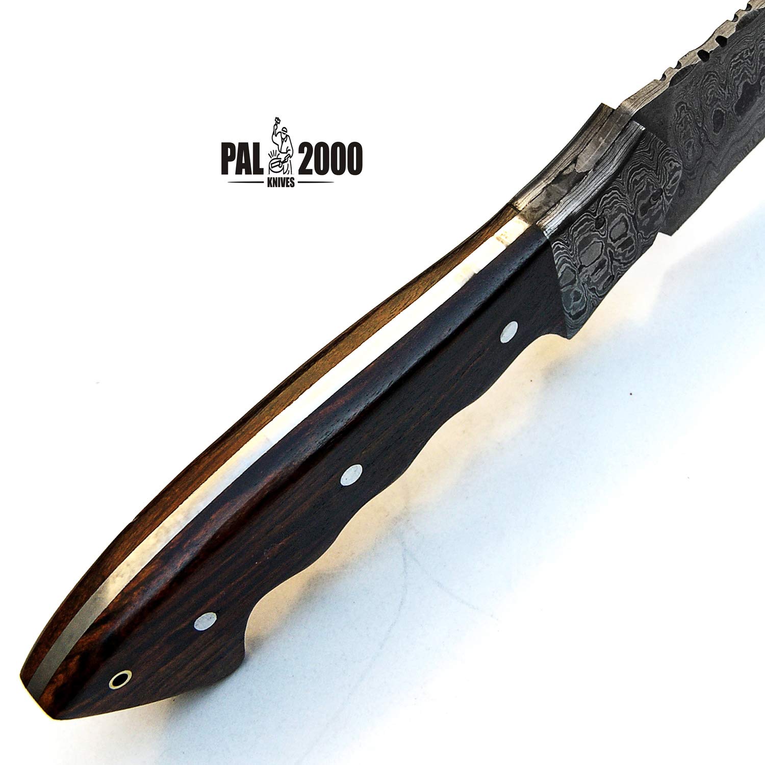 PAL 2000 HUNTING KNIVES DAM-9910 25 Inch Custom Handmade Damascus steel Knife With Sheath