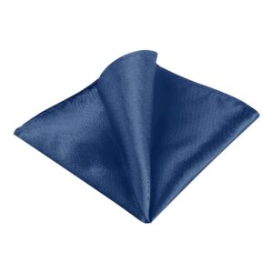 allegra k men's pocket squares handkerchiefs solid color for wedding party one size navy blue