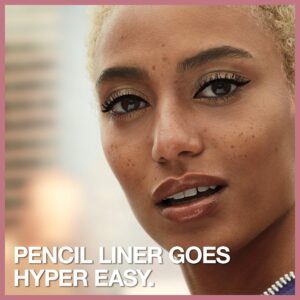 MAYBELLINE New York Eyestudio Hyper Easy No Slip Pencil, Black, 0.04 Oz, Pack of 2