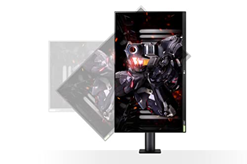 LG 27GN880-B 27 Inch Ultragear Gaming Monitor QHD (2560 x 1440) Nano IPS 16:9 Display with Ergo Stand, 3-Side Virtually Borderless Design, HDR10, 144Hz Refresh Rate, and AMD FreeSync - Black