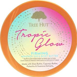 TREE HUT Tropic Glow Firming Whipped Body Butter 8.4 Oz! Infused With Shea Butter And Guarana Extract! Moisturizer That Leaves Skin Feeling Soft & Smooth! (Tropic Glow Lotion)