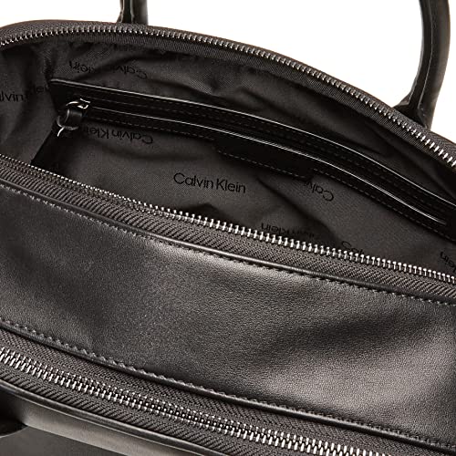 Calvin Klein Modern Essentials Organizational Satchel, Black