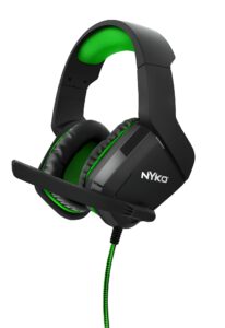 nyko nx1-4500 wired stereo compatible with xbox one, ps4, ps5, & switch – over-ear, comfortable & compatible with xbox series x