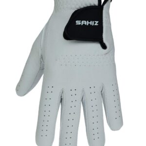 SAHIZ Genuine Cabretta Leather Golf Gloves Men Left Hand Single Value Pack Premium Feel Fit and Comfort. (Cadet Large, Left Handed)