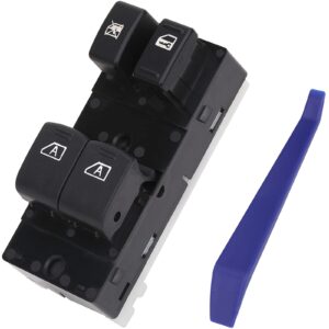 obaee window master switch compatible with 2003-2008 nissan 350z / 2008-2013 altima/titan / nv200 / quest/infiniti g35 / g37, replaces oe 25401cd000 25401cd010 25401cd02a 25401cd02d