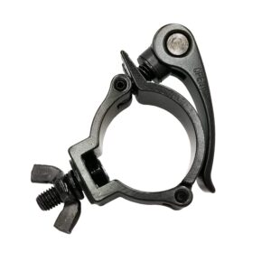 lighting clamp 2 inch truss quick release mount heavy duty 220 lbs fit 48-51mm od pipe truss f34 black