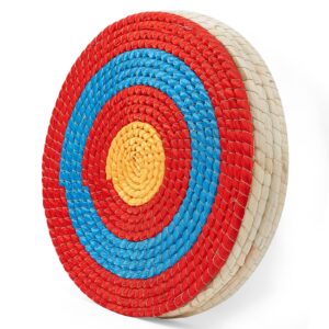 Swatlo 5-Layer Red Straw Target Archery Practice (20 Inch, 8lbs)