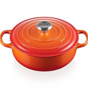 Le Creuset Enameled Cast Iron Signature Sauteuse Oven, 3.5 qt., Flame