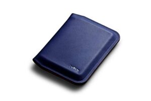 bellroy apex slim sleeve (slim bifold leather wallet, rfid protected) - indigo