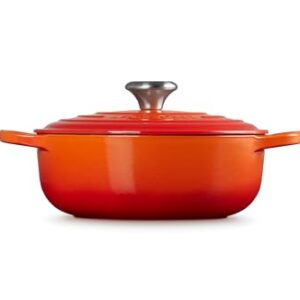 Le Creuset Enameled Cast Iron Signature Sauteuse Oven, 3.5 qt., Flame