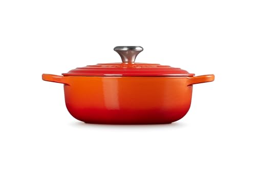 Le Creuset Enameled Cast Iron Signature Sauteuse Oven, 3.5 qt., Flame