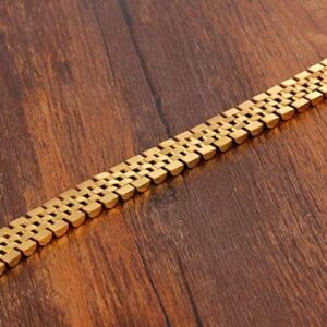 Gold Stainless Steel Link Chain Bracelet