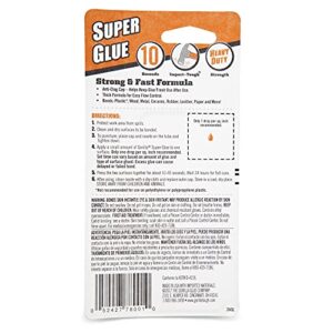 Gorilla Super Glue, 20 Gram, Clear, (Pack of 2)