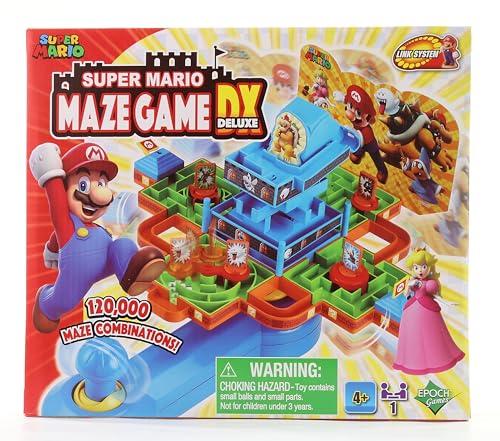 EPOCH Super Mario Maze Game Deluxe - Single Player Tabletop Action Game for Ages 4+