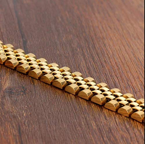 Gold Stainless Steel Link Chain Bracelet