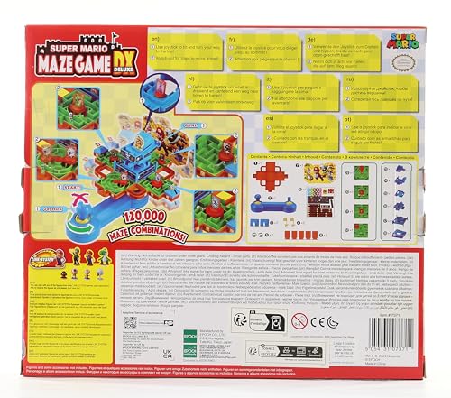 EPOCH Super Mario Maze Game Deluxe - Single Player Tabletop Action Game for Ages 4+