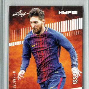 3) Pele Lionel Messi Cristiano Ronaldo 2020 Leaf HYPE Card GOAT! Lot All PGI 10