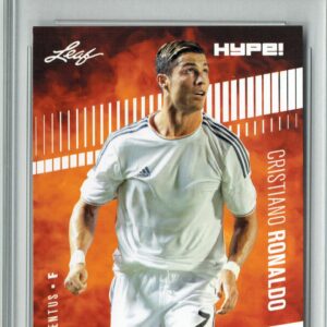 3) Pele Lionel Messi Cristiano Ronaldo 2020 Leaf HYPE Card GOAT! Lot All PGI 10