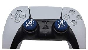 avengers logo controller thumb grips for playstation 3 4 5 xbox one xbox series x nintendo switch pro controllers