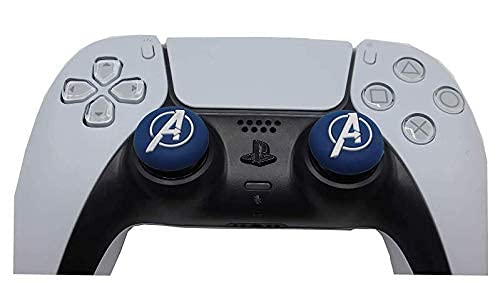 Avengers Logo Controller Thumb Grips for PlayStation 3 4 5 XBox One XBox Series X Nintendo Switch Pro Controllers