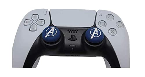 Avengers Logo Controller Thumb Grips for PlayStation 3 4 5 XBox One XBox Series X Nintendo Switch Pro Controllers