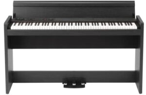 korg lp-380-u digital home piano - rosewood grain black finish