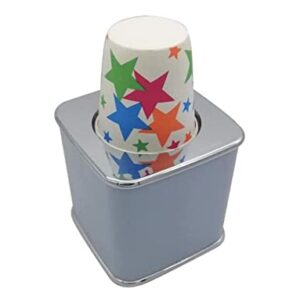 3 and 5 oz Dual Dixie Plastic bath Cup Dispenser with 10 Count 3oz Cups