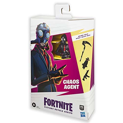 FORTNITE Hasbro Victory Royale Series Chaos Agent Collectible Action Figure with Accessories - Ages 8 and Up,6-inch