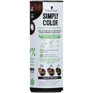 Schwarzkopf Simply Color Permanent Hair Color, 6.5 Light Brown