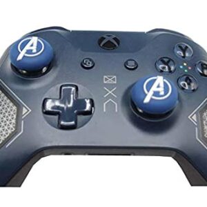 Avengers Logo Controller Thumb Grips for PlayStation 3 4 5 XBox One XBox Series X Nintendo Switch Pro Controllers