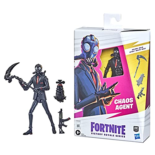 FORTNITE Hasbro Victory Royale Series Chaos Agent Collectible Action Figure with Accessories - Ages 8 and Up,6-inch