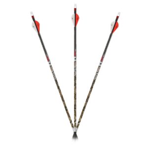 carbon express maxima red contour sd 350 in mossy oak, 6-pack of arrows, one size