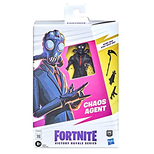 FORTNITE Hasbro Victory Royale Series Chaos Agent Collectible Action Figure with Accessories - Ages 8 and Up,6-inch