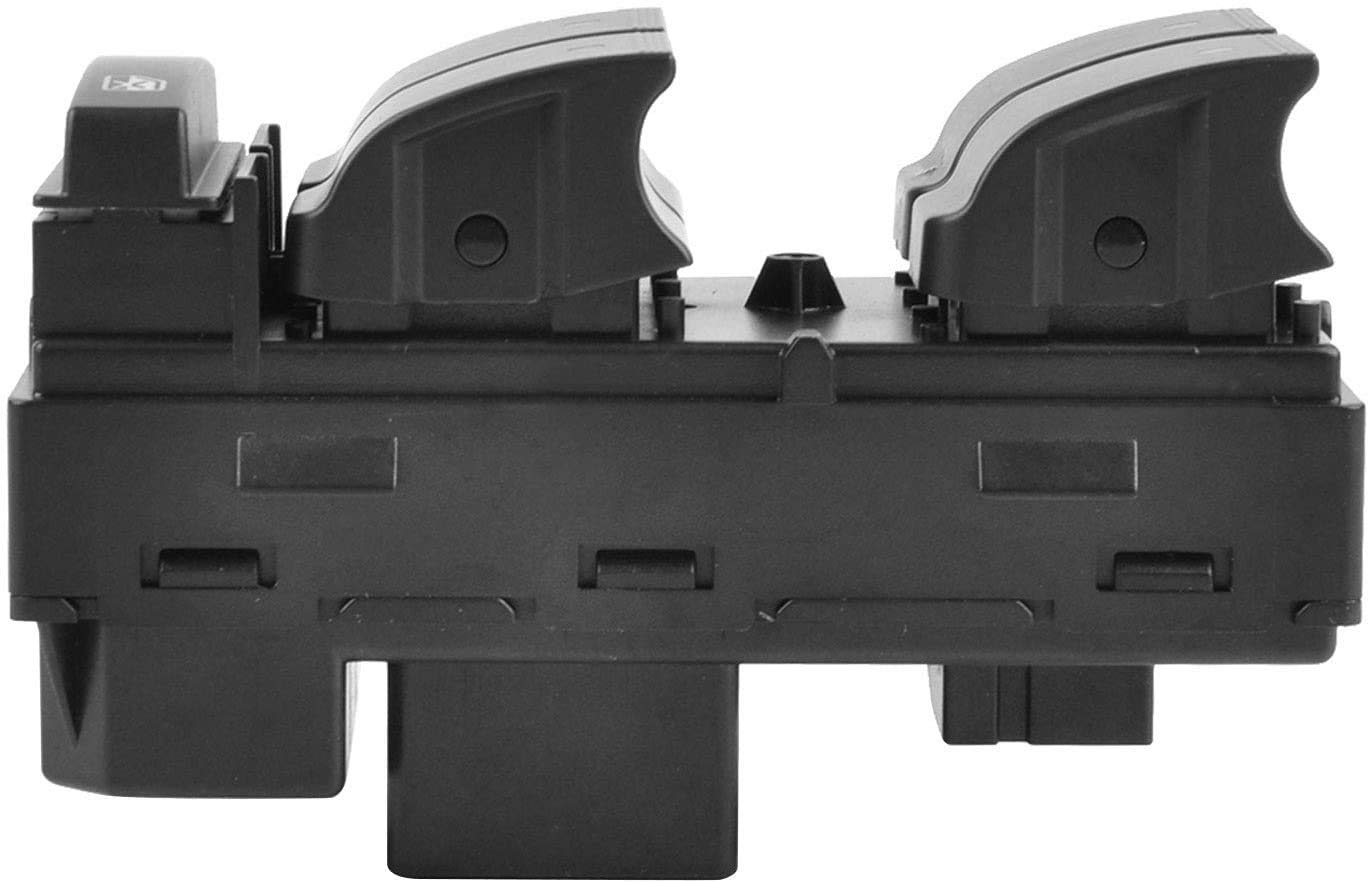 Front Left Driver Side Power Window Master Control Switch fit for 2007-2013 Chevy Silverado GMC Sierra 1500 2500HD 3500HD Traverse HHR Buick Enclave Replaces OE 25789692, 20945129, 25951963, 20945224