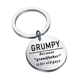 tiimg grumpy keychain grandfather fathers day gift grumpy gifts for grandpa grandpa keychain (grumpy old guys)