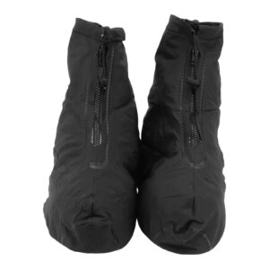 holibanna waterproof bike motorcycle shoes covers rain snow boots covers reusable slip resistant overshoes for cycling outdoor camping fishing garden xxl