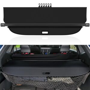 trunk cargo cover for ford edge 2015 2016 2017 2018 2019 2020 2021 2022 2023 se sel st sport titanium retractable rear trunk cargo luggage security shade shield waterproof custom fit all weather black