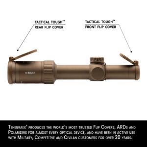 SAI Optics Model SAI 6 1x-6x 24mm Low Power Variable Optic LPVO Riflescope with Rapid Aiming Feature Reticle, 5.56 NATO BDC