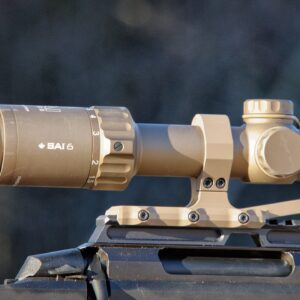 SAI Optics Model SAI 6 1x-6x 24mm Low Power Variable Optic LPVO Riflescope with Rapid Aiming Feature Reticle, 5.56 NATO BDC