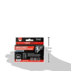 TIMCO 377963 Heavy Duty Divergent Point Galvanised Staples-18mm Staples