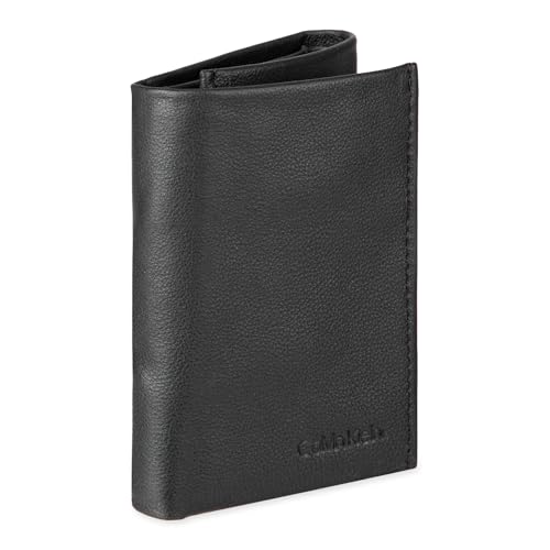 Calvin Klein Men's RFID Leather Trifold Wallet