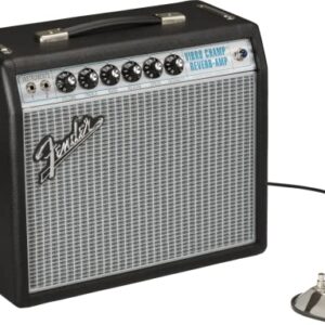 Fender 68 Custom Vibro Champ Reverb Guitar Amplifier, with 2-Year Warranty