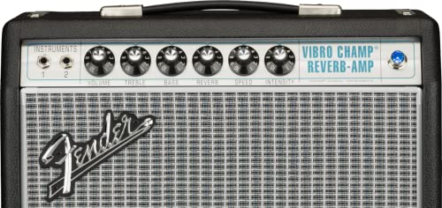 Fender 68 Custom Vibro Champ Reverb Guitar Amplifier, with 2-Year Warranty